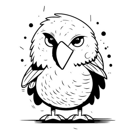 Premium Vector Cute Owl Vector Illustration Isolated On A White