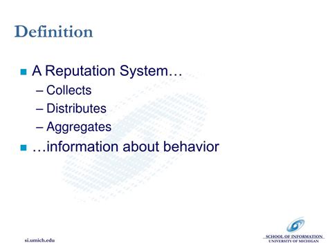 Ppt Reputation Systems Powerpoint Presentation Free Download Id