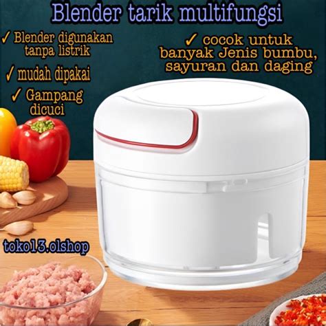 Jual Blender Mini Speedy Chopper Blender Tarik Manual Speedy Chopper Shopee Indonesia
