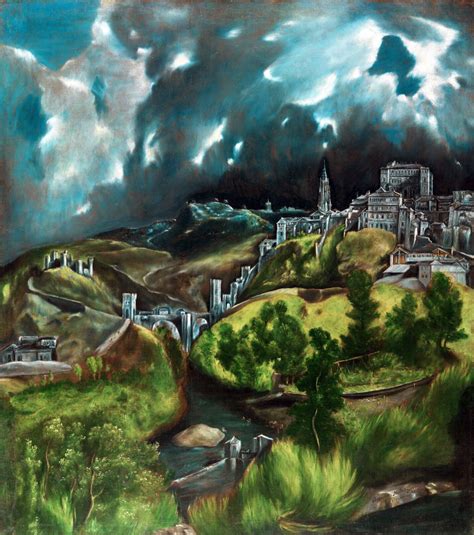 View Of Toledo El Greco Old Masters Renaissance Cityscape Fine Art