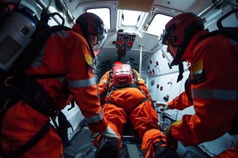 Emergency Descent Procedure Execution Ar Generative Ai Premium Ai Generated Image