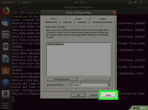 come usare wine su linux con immagini wikihow