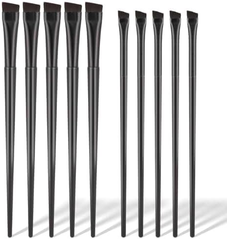 Amazon Pcs Angled Eyebrow Eyeliner Brush Set Eyebrow Tint Brush Flat Eyebrow Brush