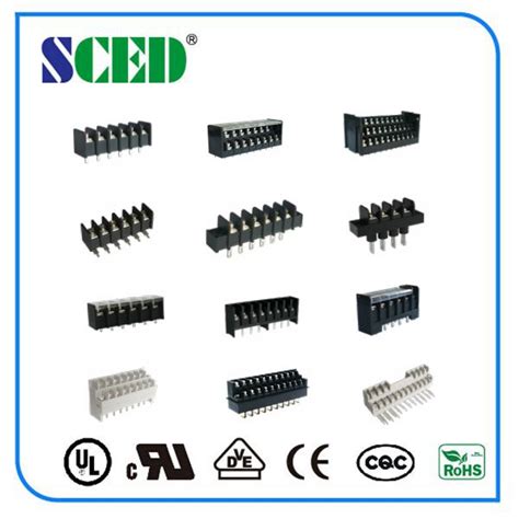 Pcb Screw Connector Barrier Terminal Block Mm Mm For Inverter Power