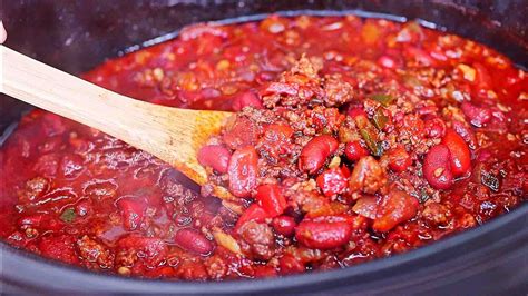 Easy Slow Cooker Chili Recipe Diy Joy