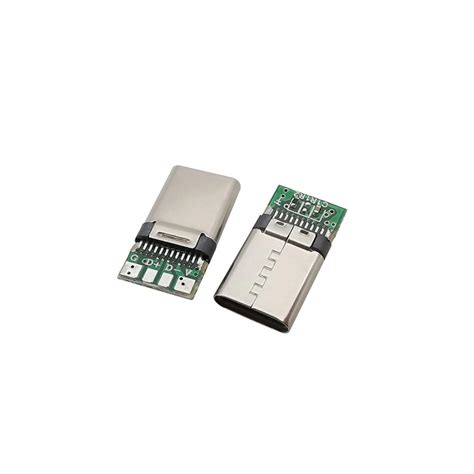 Buy Usb Type C Male Plug Soldering Connector Pcb Board Online In India