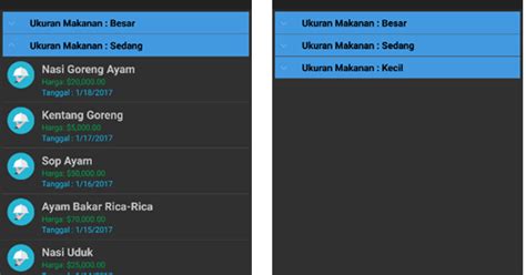 tutorial and solution xamarin android bekerja dengan expandable