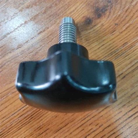 PVC And Stainless Steel Star Shape Bakelite Screw Knob Drawer Size 3
