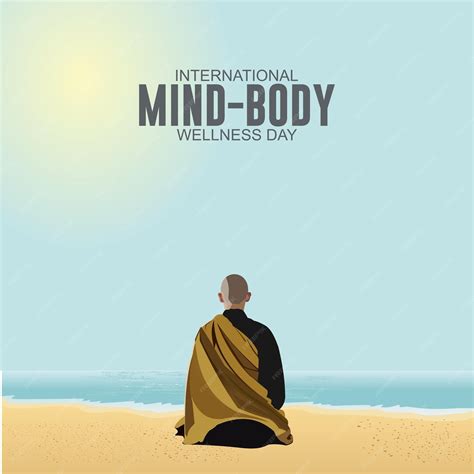 Premium Vector Vector Illustration Of International Mindbody Wellness Day