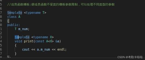 43 C成员模板参数、显示实例化、特化类模板成员函数如何显示实例化 Csdn博客