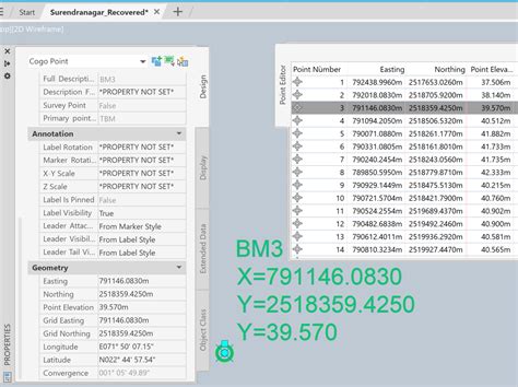 Solved Geometry Easting Northing Not Matching In Label Autodesk Community