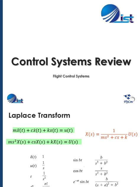 Lesson 2 Control Systems Review Pdf Low Pass Filter Electronic