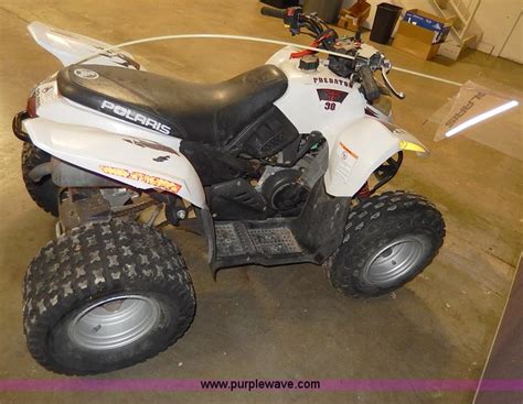 2006 Polaris Predator 90 Atv In Manhattan Ks Item Ax9140 Sold Purple Wave