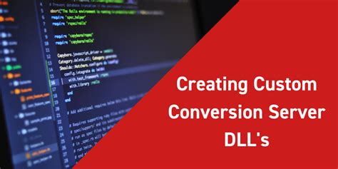 Creating Custom Conversion Server Dlls Aras
