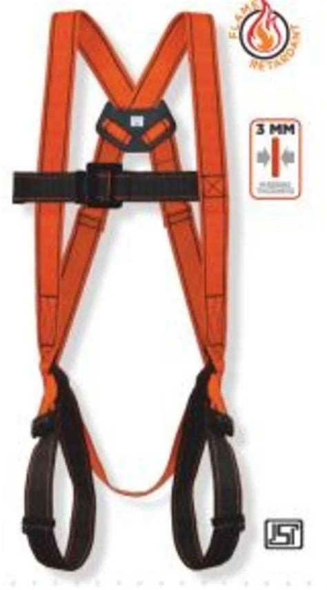 Polyolefin Black Orange Gis 05 Class A Fall Protection Harness At