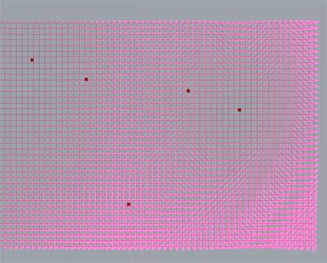 Facade Pattern Triangular Fold With Attractor Point Pattern