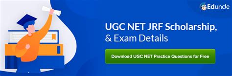 NTA UGC NET JRF Scholarship Scope And Exam Details