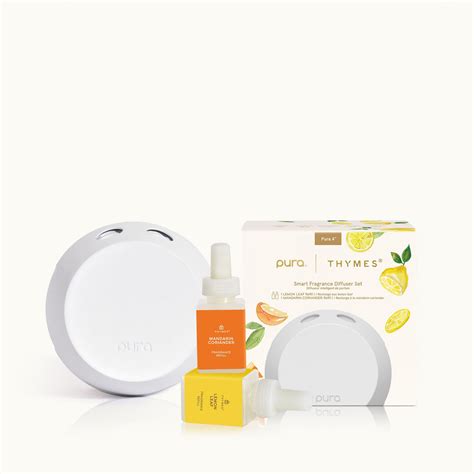 Lemon Leaf And Mandarin Coriander Pura Diffuser Kit V4 Thymes