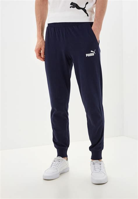 Брюки спортивные PUMA ESS Jersey Pants cl, цвет: синий, RTLACH552701 ...