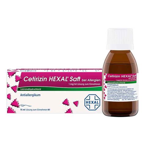 Cetirizin Hexal Saft Bei Allergien 75 Ml Bei APONEO Kaufen