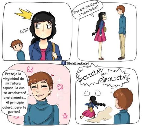Soysheik ಠ ಠ Official Historieta de amor Historietas divertidas Memes animados