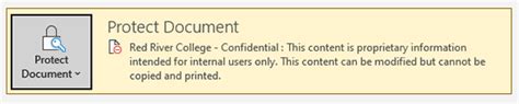 Protect Microsoft Office Files With Restrict Access RRC Polytech Information Technology Solutions