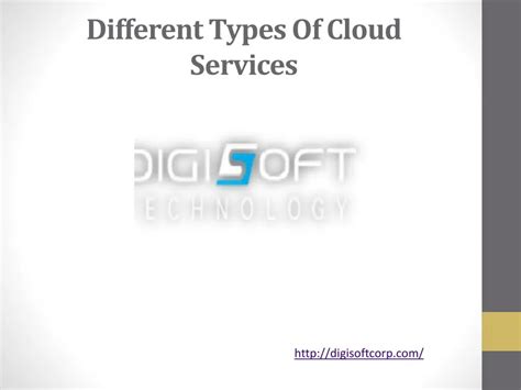 PPT Different Types Of Cloud Services PowerPoint Presentation Free Download ID