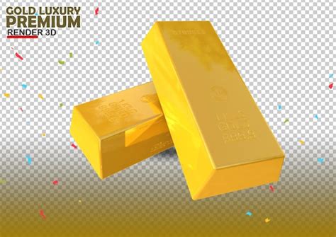 Premium Psd 3d Gold Bars