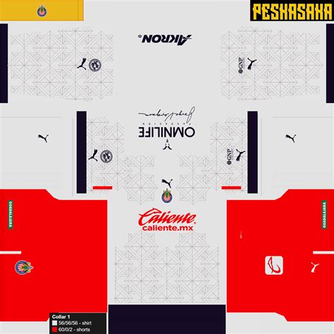 Kit De Chivas De Guadalajara Para Efootball Pes 2022