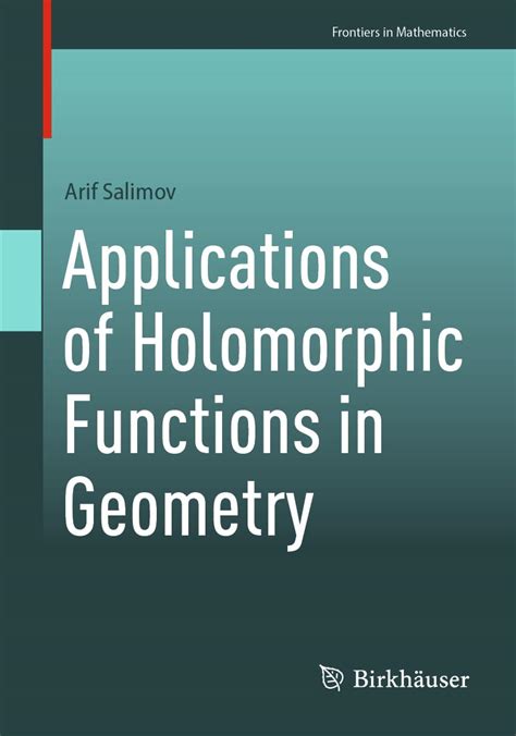 Amazon Applications Of Holomorphic Functions In Geometry