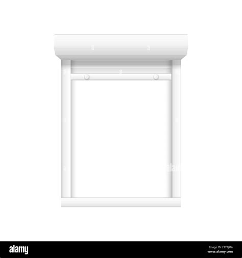 Open Or Closed Window Vector Metal Jalousie Roll Shutter Protect