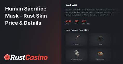Human Sacrifice Mask Rust Wiki