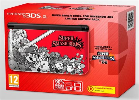 124013 Nintendo 3ds Xl Bundle M Smash Bros Super Smash Bros Limited