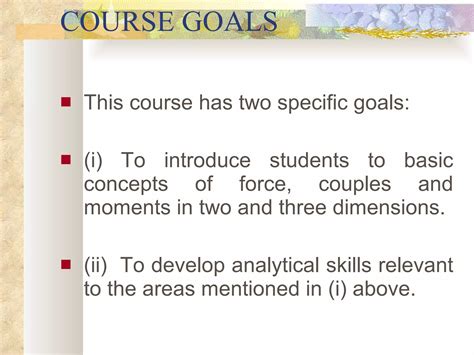 Statics Ppt Physics Science