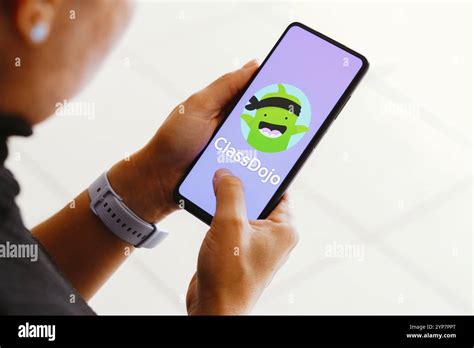 In This Photo Illustration The Classdojo Logo Seen Displayed On A