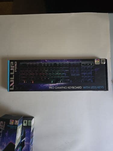 Wired Lvlup Pro Gaming Keyboard With Led Keys Lu801 Noc Rgb Backlit Ebay
