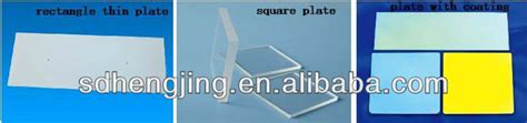 Float Glass Window Optical Quartz Glass Platepolished Quartz Glass
