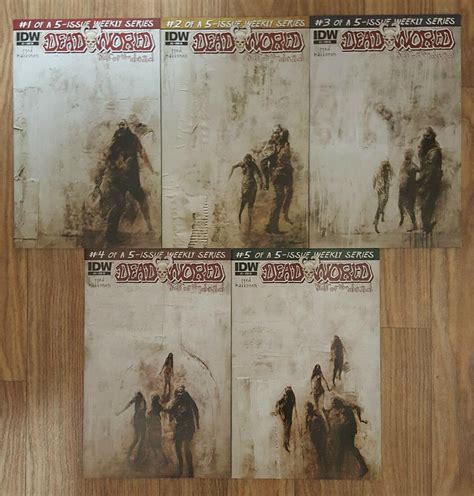 Deadworld War Of The Dead Matching Variant Covers For