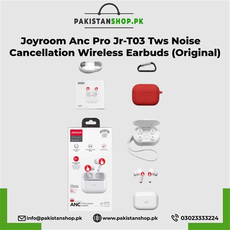 Joyroom Anc Pro Jr T03 Tws Noise Cancellation Wireless Earbuds Original
