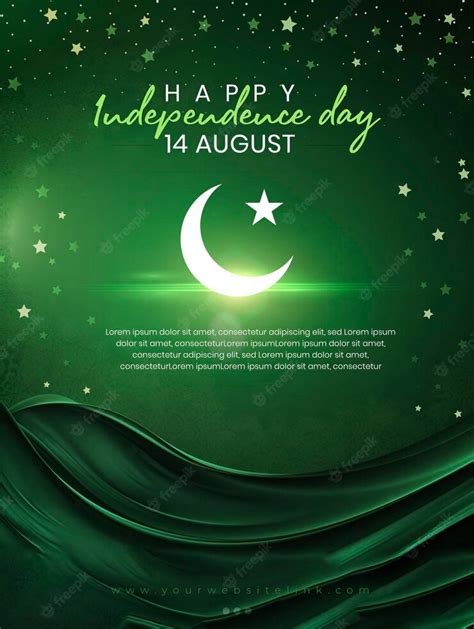 Premium Psd 14 August Pakistan Independence Day Corporate Social