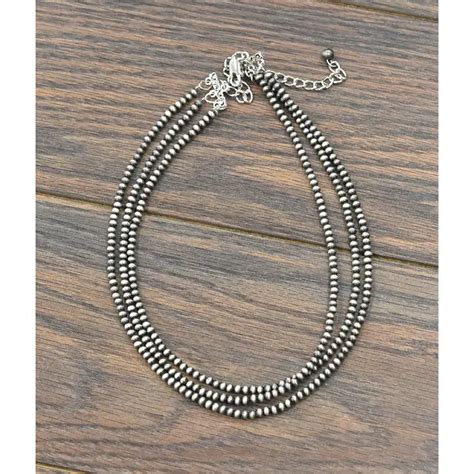 Handmade Navajo Bead Necklace Gorgeous Sorrels