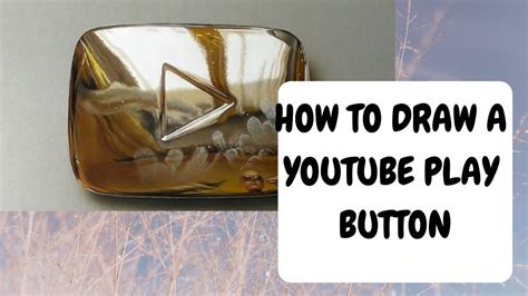 How To Draw A YOUTUBE PLAY BUTTON YouTube