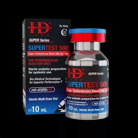 Supertest 500mg 10ml Testoblend Testo Testosterone Mix High Dose