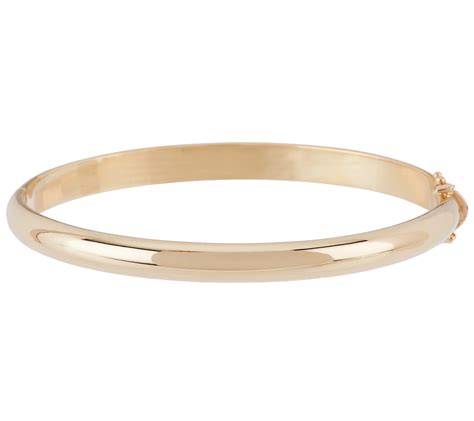 14k Gold Solid 14 Oval Hinged Bangle Bracelet 303g 342g
