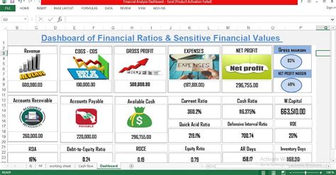 Financial Ratios Excel Template