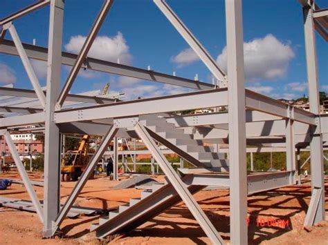 Projeto de estruturas de aço Estrutura de aço Estruturas Escadas