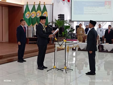 Agus Dwi Lestari Resmi Menjadi Pj Sekda Kendal Ini Pesan Bupati Dico