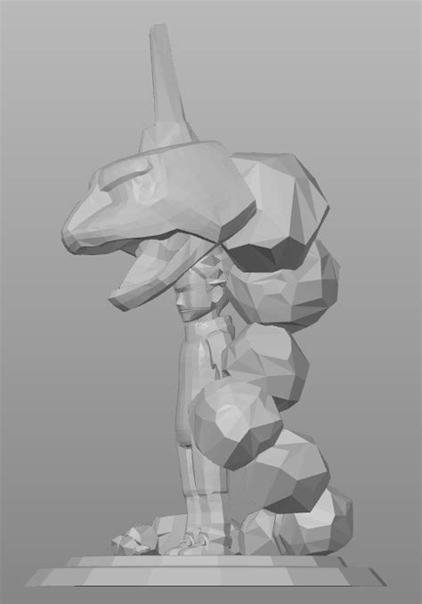 Stl File Brock And Onix Brock Onix Pokemon Figure For Print 🐉 ・3d