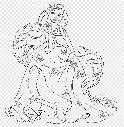 Gambar Mewarnai Rapunzel Pulp