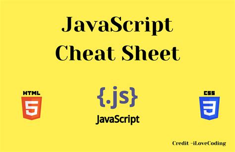Java Script Cheat Sheet 1677407047 Javascript Cheat Sheet Credit